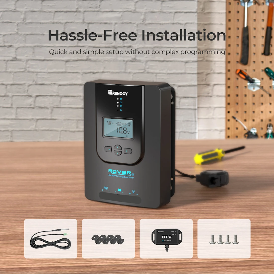 Renogy Rover 40A MPPT 12V 24V Solar System Charge Controller