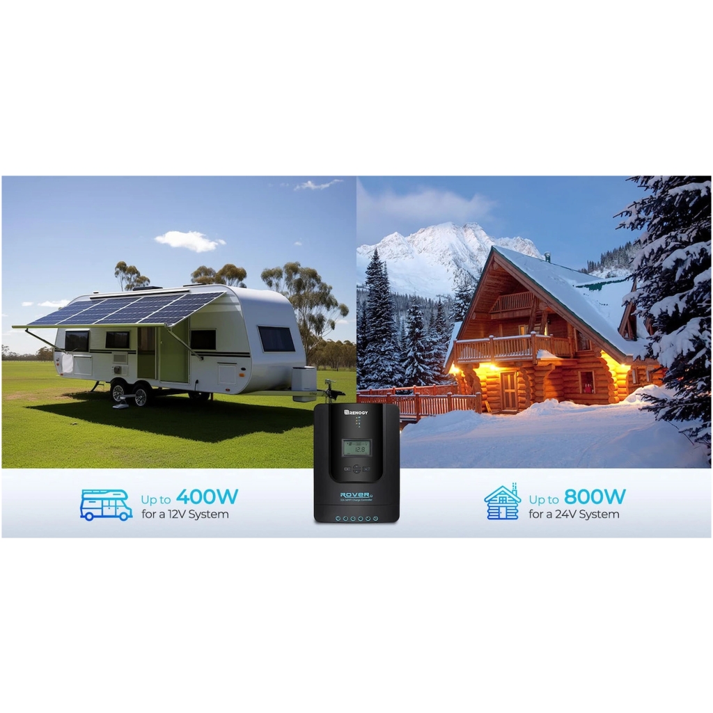 Renogy 30A MPPT 12V 24V Smart Solar System Charge Controller - TreeTrench